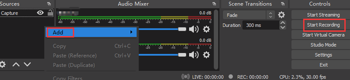 La mejor configuración de grabación de OBS - EaseUS