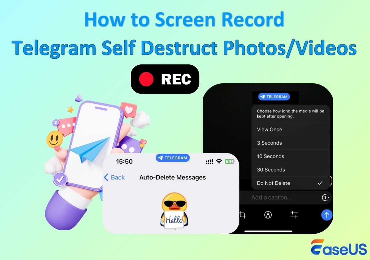 How To Screen Record Telegram Self Destruct Photos Videos 5 Ways