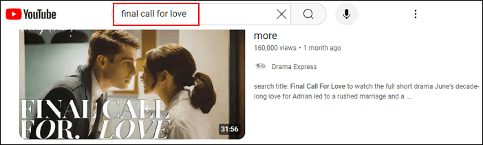 Último Chamado para o Amor Onde Assistir
