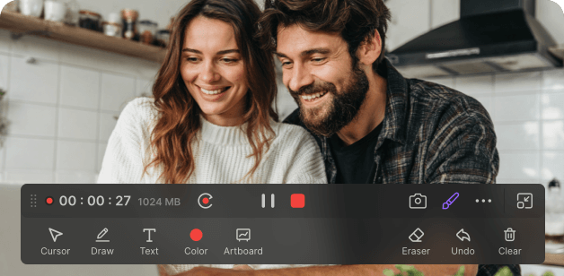 Professional Facecam Screen Recorder for PC & Mac